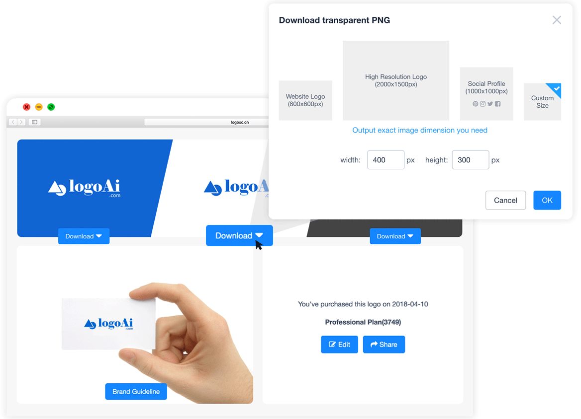 Ai Logo Maker - Generate your free logo online in minutes!