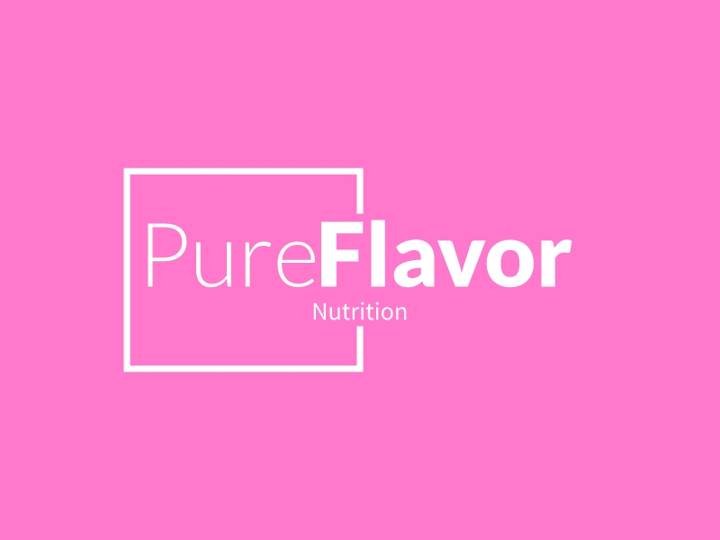 Pure Flavor logo design - LogoAi.com