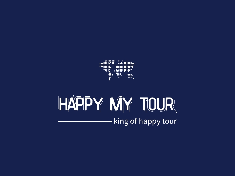 Happy my tour logo | Design your own travel logo - LogoAI