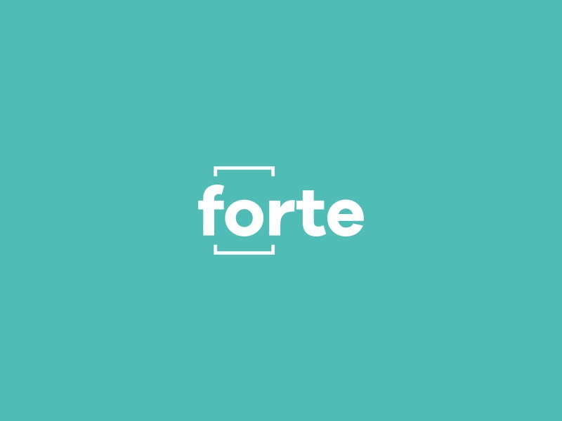 forte logo design - LogoAI.com