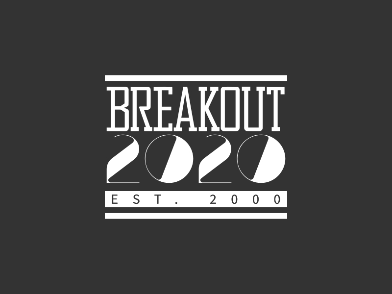 Breakout 2020 logo | Design your own events logo - LogoAI