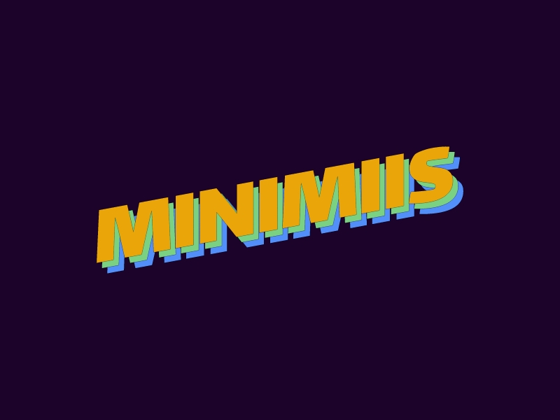 MiniMiis logo | Design your own free text logo - LogoAI