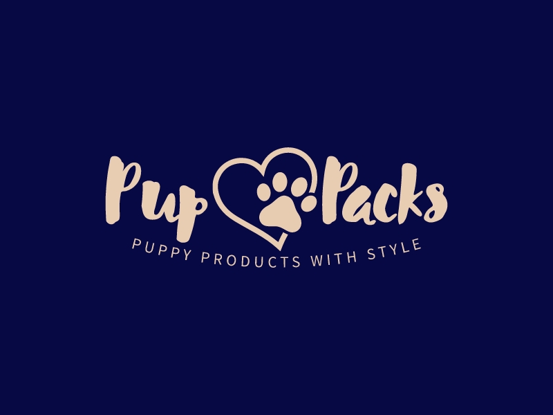 Pup Packs logo | Design your own dog logo - LogoAI