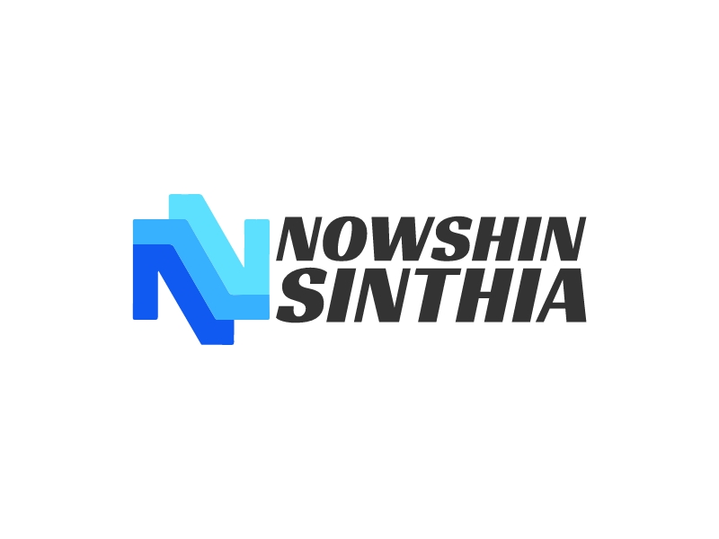 Nowshin sinthia logo | Design your own initial letter logo - LogoAI