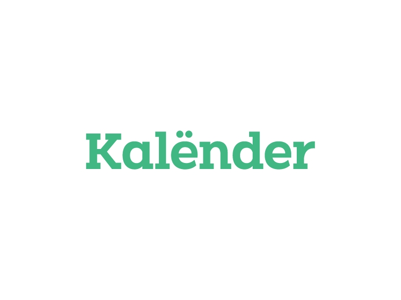 Kalënder logo | Design your own text logo - LogoAI