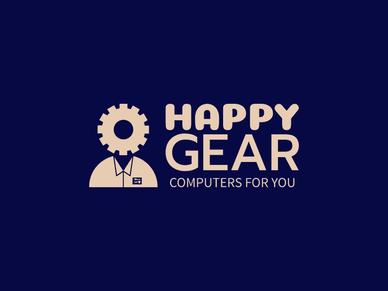 Happy Gear logo design - LogoAI.com