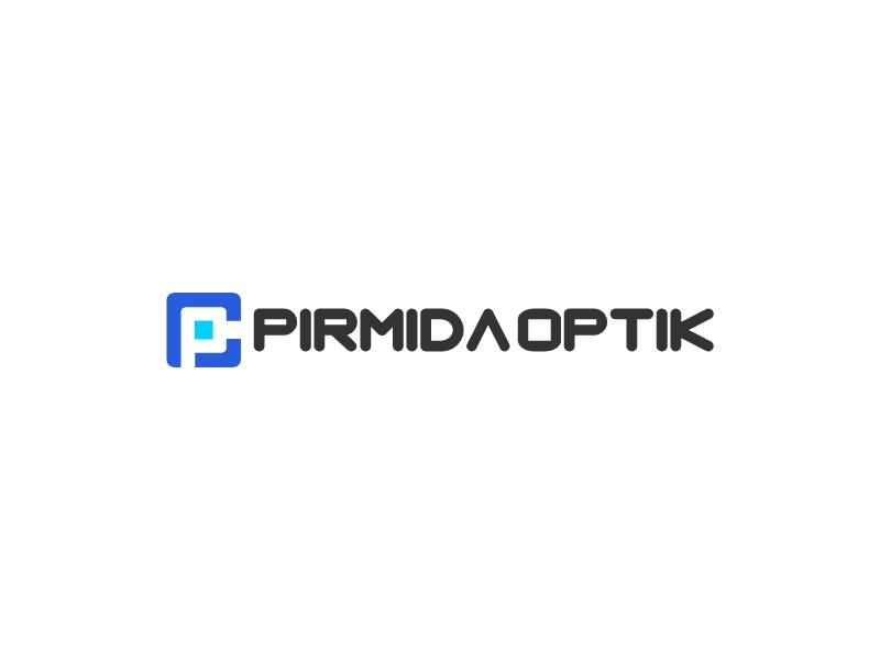 Pirmida Optik logo | Design your own blue logo - LogoAI