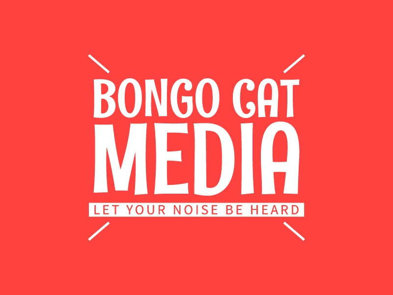 Bongo Cat Media logo | Design your own internet logo - LogoAI