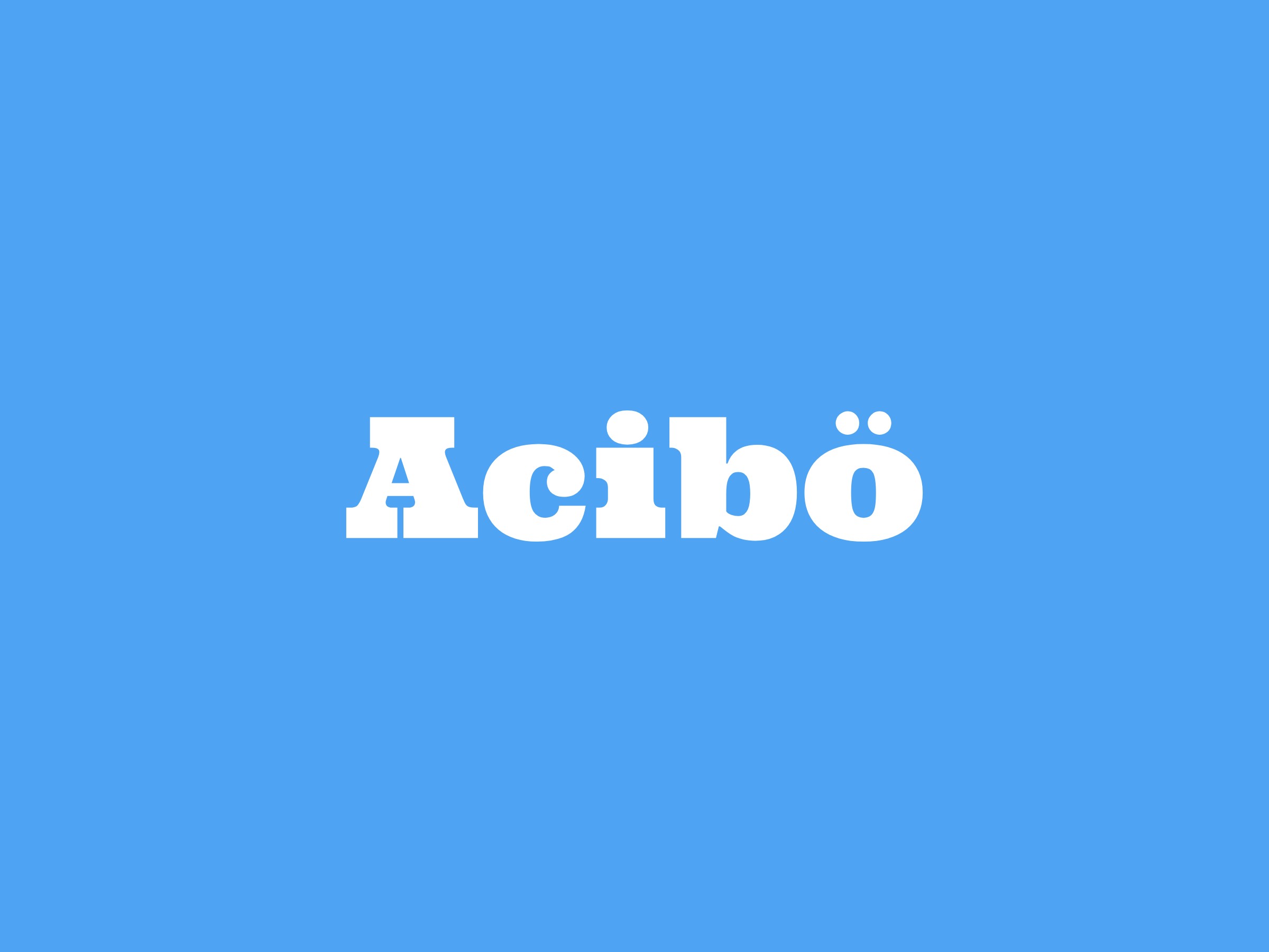 Acibö logo | Design your own restaurant logo - LogoAI