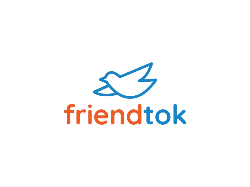 Friend tok logo | Design your own internet logo - LogoAI
