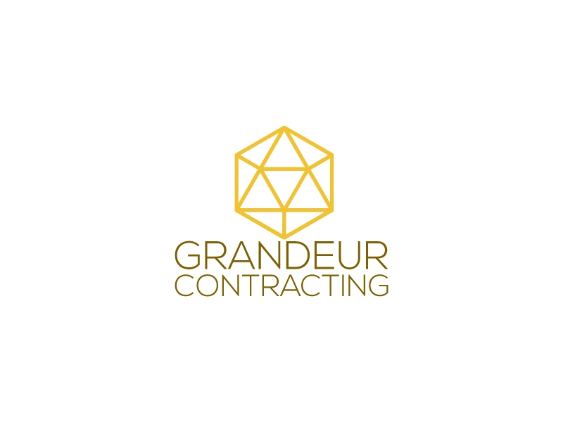 Grandeur contracting logo design - LogoAI.com