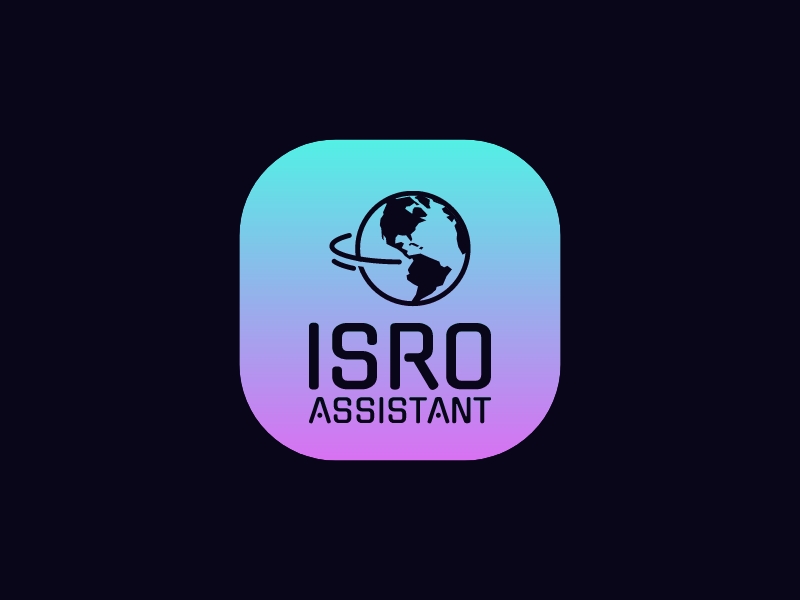 ISRO Assistant logo | Design your own gradient logo - LogoAI