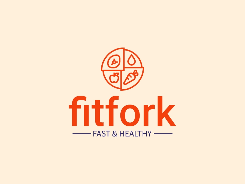 Fitfork logo | Design your own sports fitness logo - LogoAI