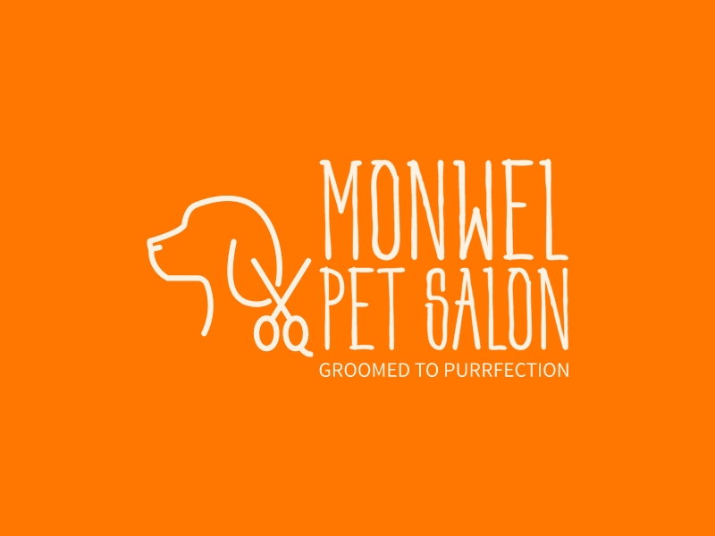 Monwel Pet Salon logo | Design your own pet shop logo - LogoAI