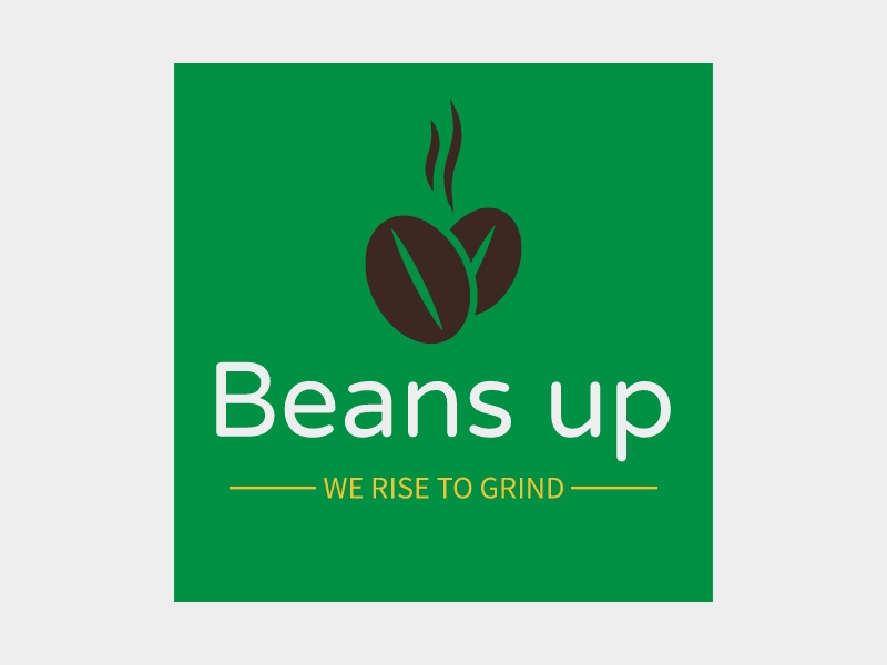 Beans up logo | Design your own restaurant logo - LogoAI