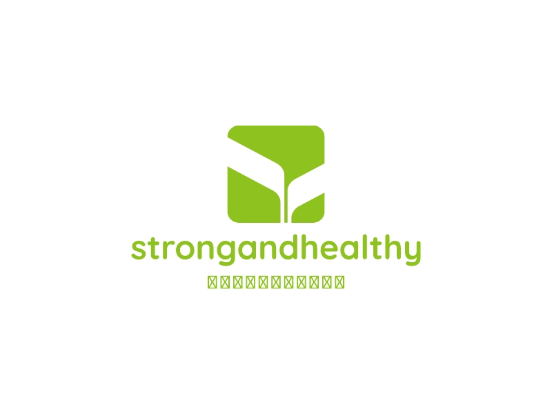 Strongandhealthy logo | Design your own sports fitness logo - LogoAI