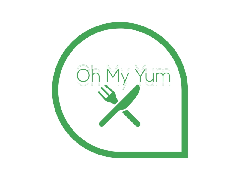 Oh My Yum logo | Design your own restaurant logo - LogoAI