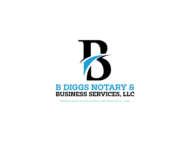 B Diggs Notary & Business Services, LLC logo | Design your own logo ...