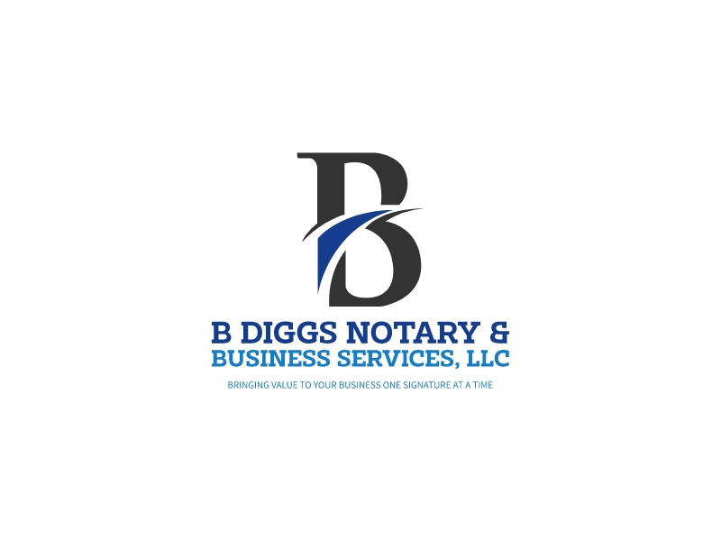 B Diggs Notary & Business Services, LLC logo | Design your own logo ...
