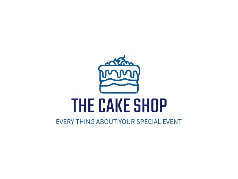 THE CAKE SHOP logo design - LogoAI.com
