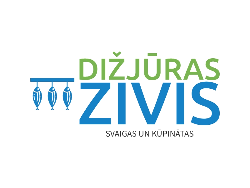 Dižjūras zivis logo design - LogoAI.com