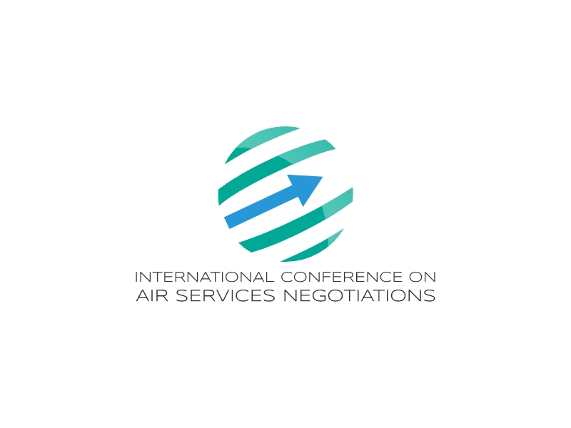 International Conference on Air Services Negotiations logo | Design ...