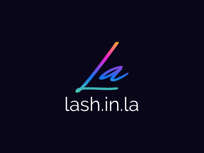 Lash.in.la logo | Design your own beauty spa logo - LogoAI
