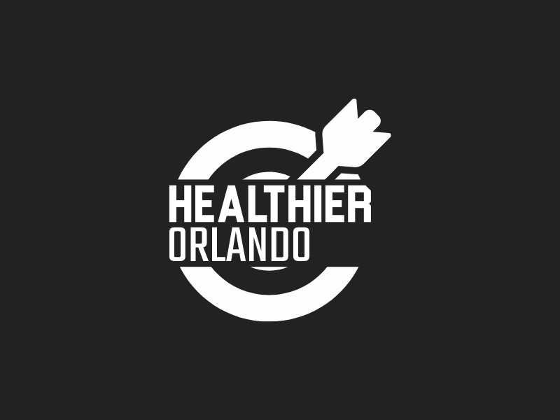Healthier Orlando logo design - LogoAI.com