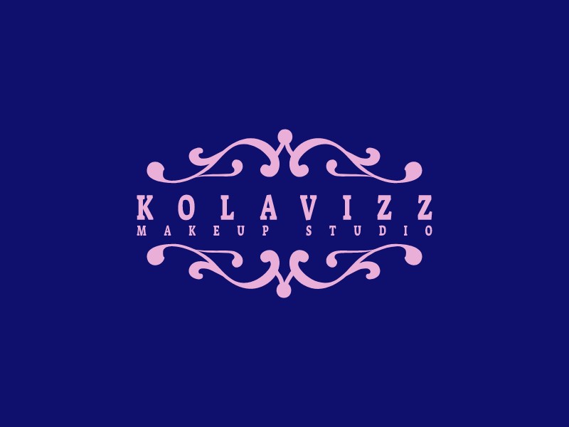KOLAVIZZ Makeup studio logo design - LogoAI.com