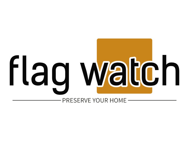 Flag watch logo | Design your own real estate logo - LogoAI