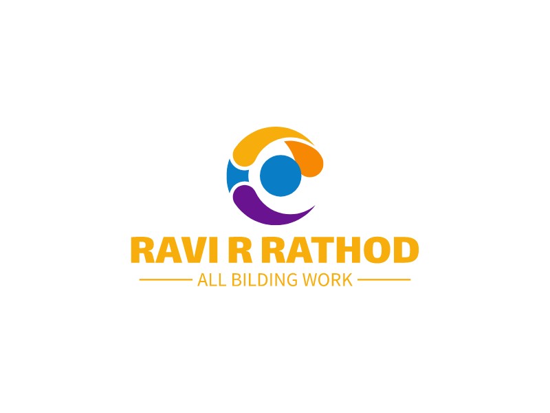 RAVI R RATHOD logo | Design your own construction logo - LogoAI