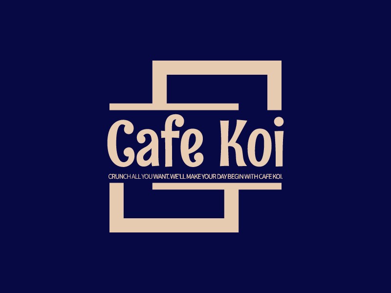 Cafe Koi logo | Design your own logo - LogoAI