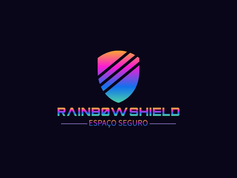 Rainbow shield logo | Design your own logo - LogoAI