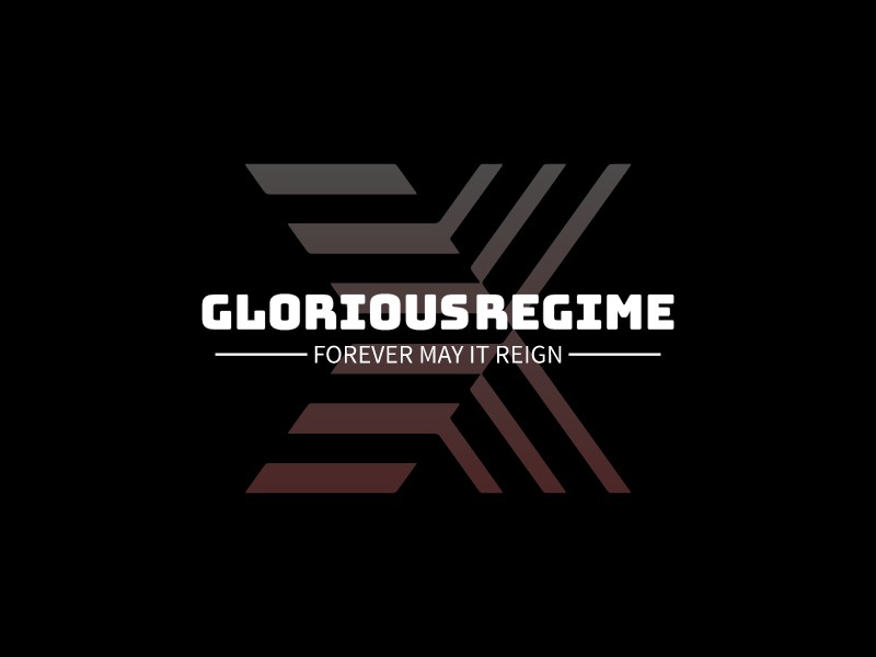 Glorious Regime logo | Design your own entertainment logo - LogoAI