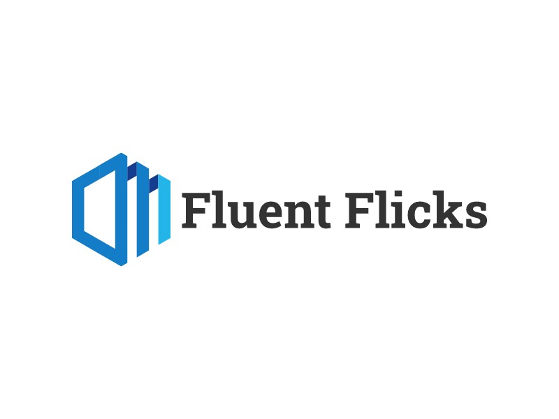 Fluent Flicks logo | Design your own education logo - LogoAI