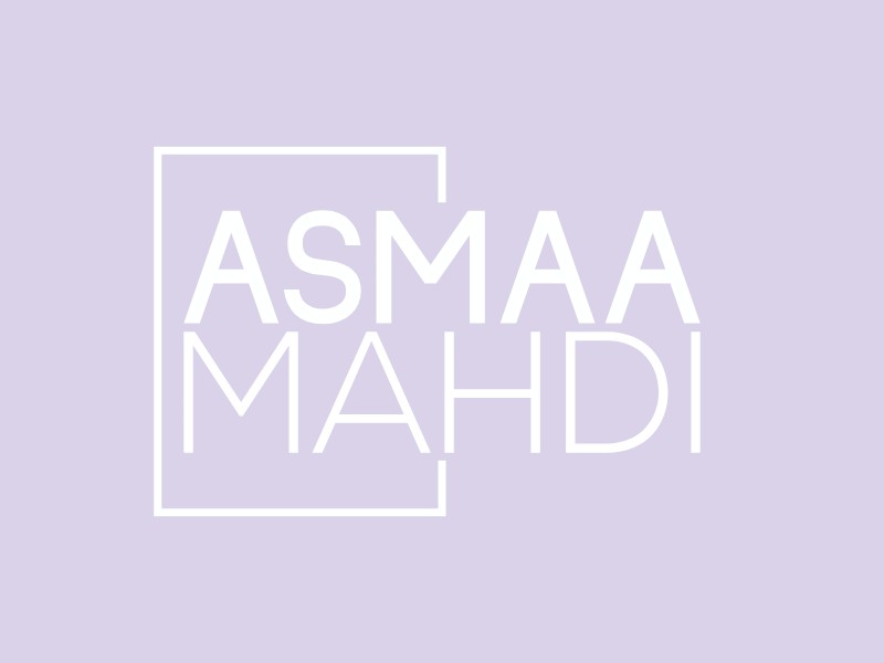 Asmaa Mahdi logo design - LogoAI.com