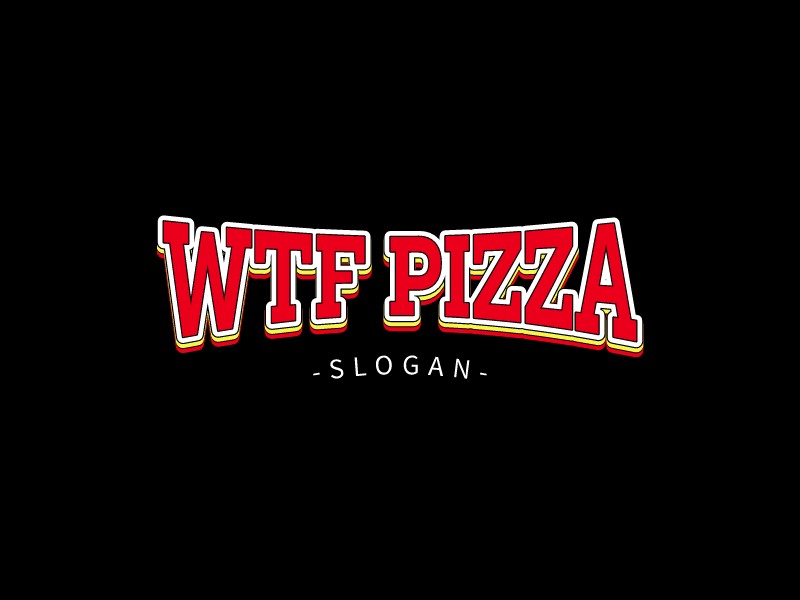WTF Pizza logo | Design your own restaurant logo - LogoAI