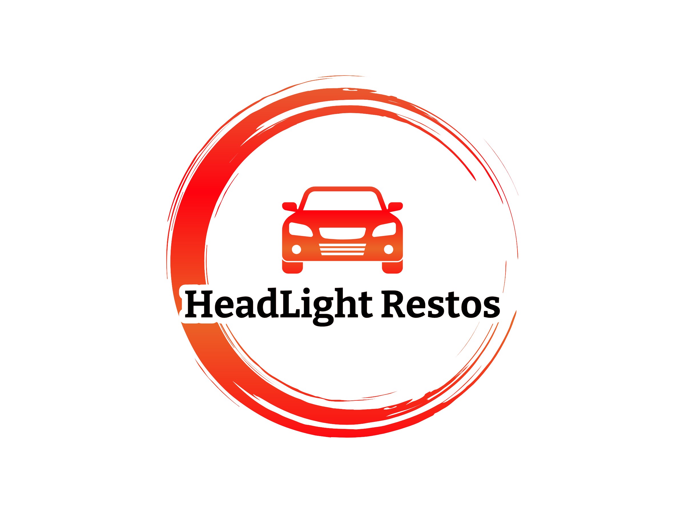 HeadLight Restos logo design - LogoAI.com