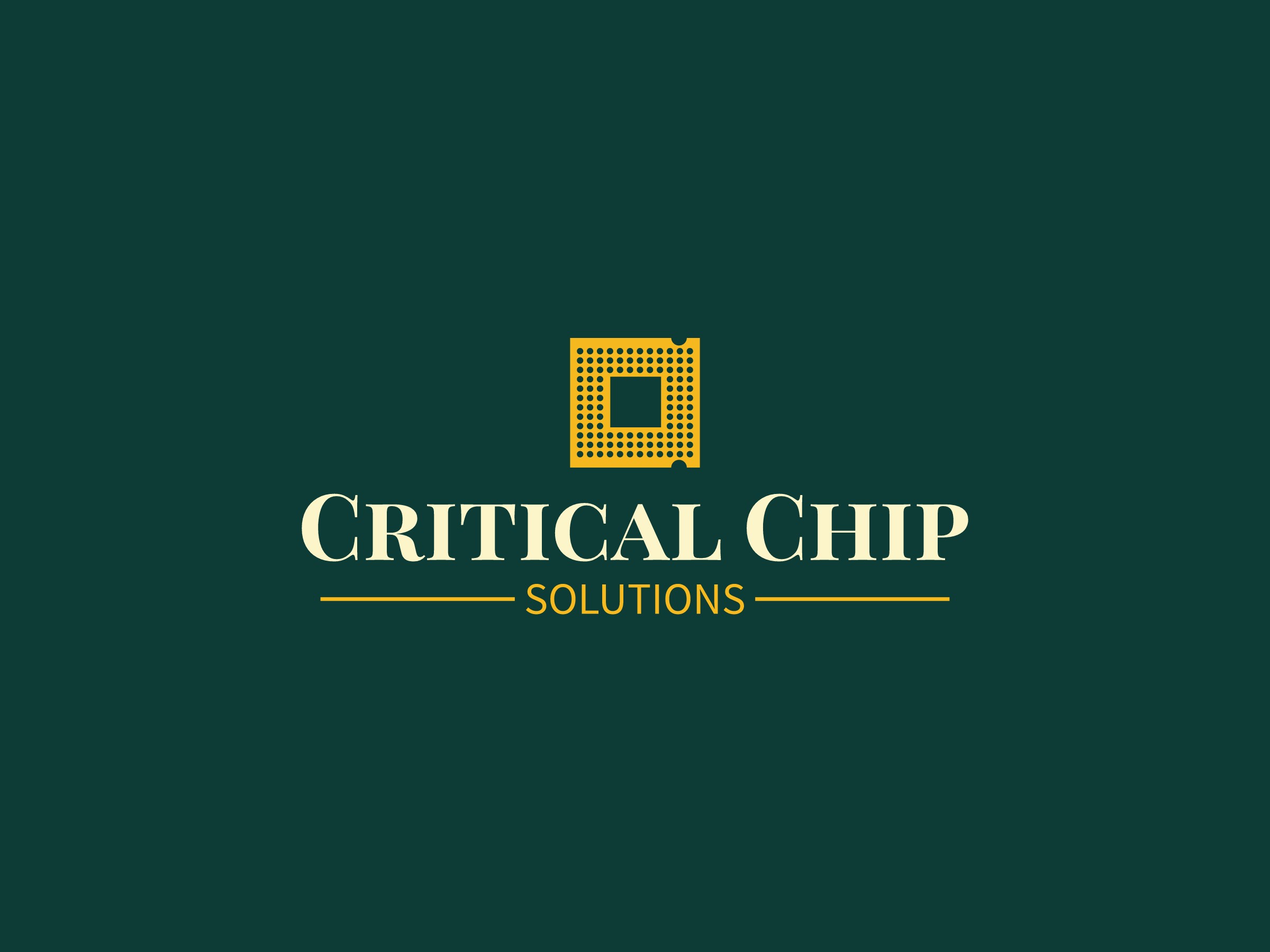 Critical Chip logo | Design your own technology logo - LogoAI