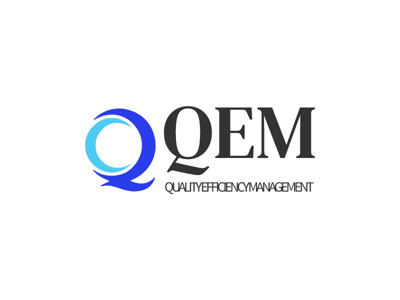 QEM logo design - LogoAI.com
