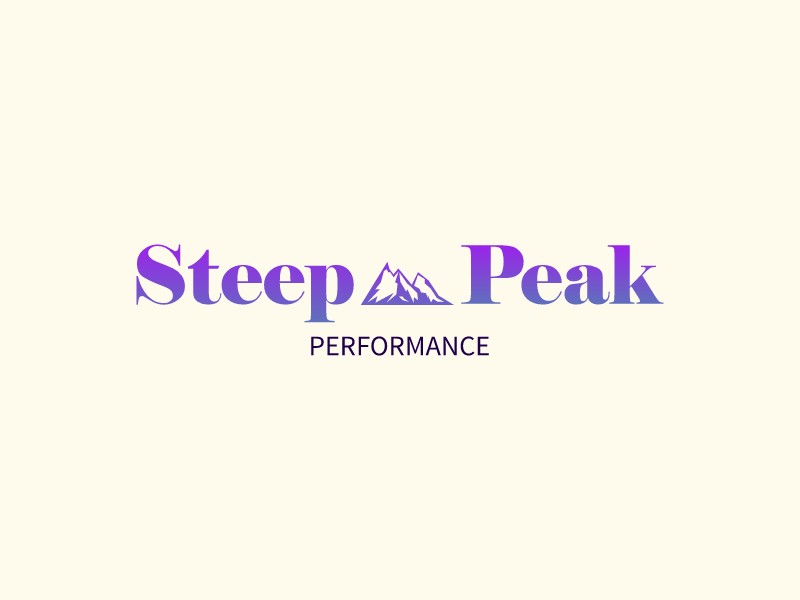 Steep Peak logo | Design your own sports fitness logo - LogoAI