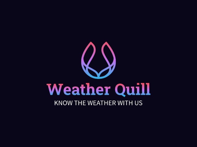 Weather Quill logo | Design your own internet logo - LogoAI