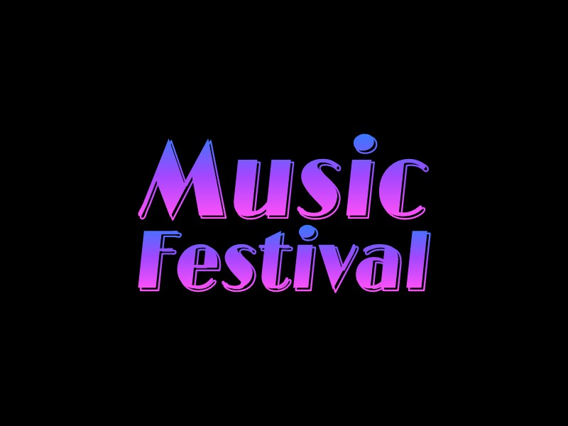 Music Festival logo | Design your own free text logo - LogoAI