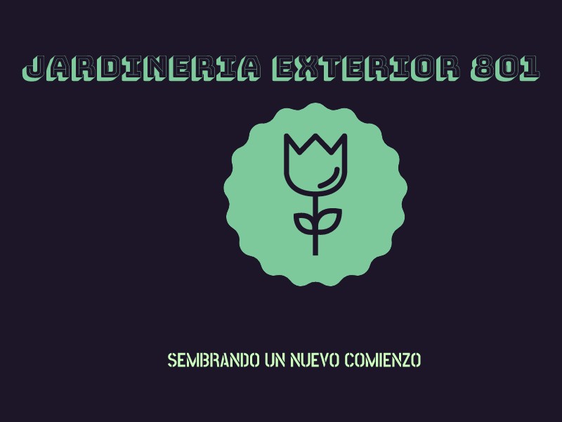 Jardineria exterior 801 logo | Design your own logo - LogoAI