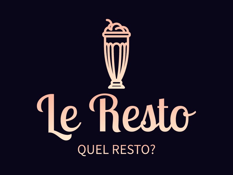 Le Resto logo | Design your own restaurant logo - LogoAI