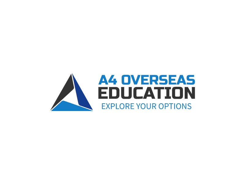 A4 Overseas Education logo | Design your own education logo - LogoAI