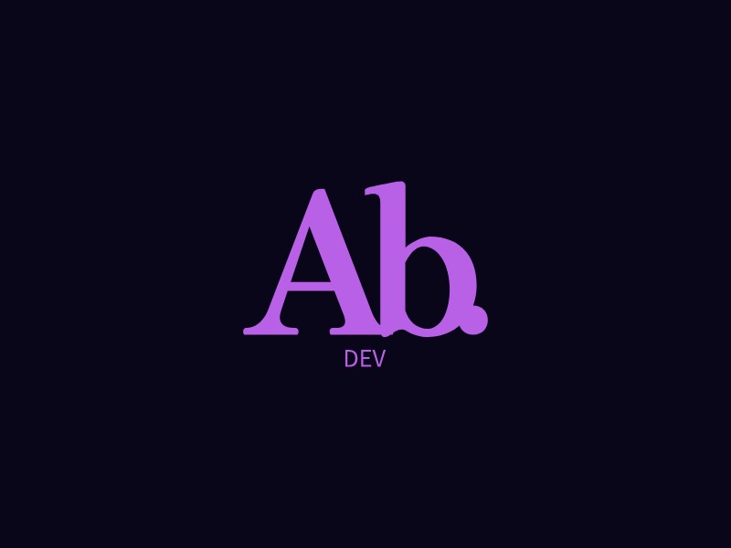 Ab. logo | Design your own technology logo - LogoAI