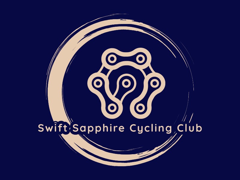 Swift Sapphire Cycling Club logo | Design your own sports fitness logo ...