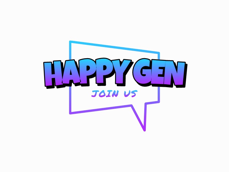 Happy Gen logo | Design your own fun logo - LogoAI