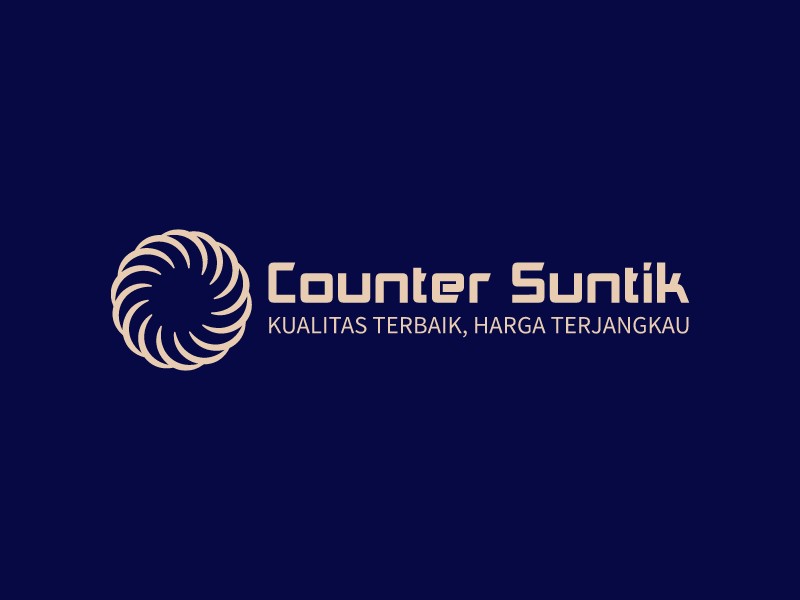 Counter Suntik logo | Design your own internet logo - LogoAI